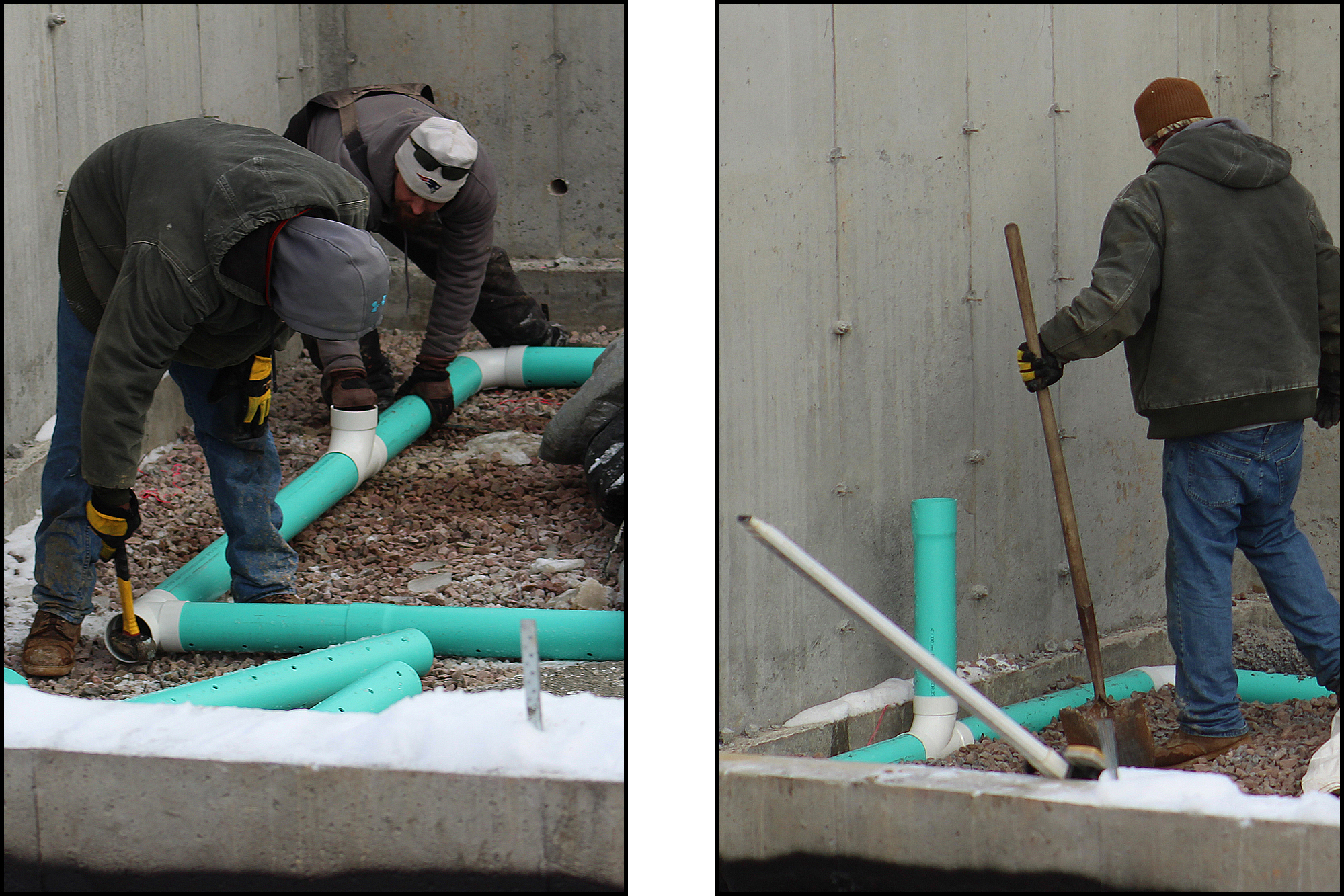 Pre-piping for Radon