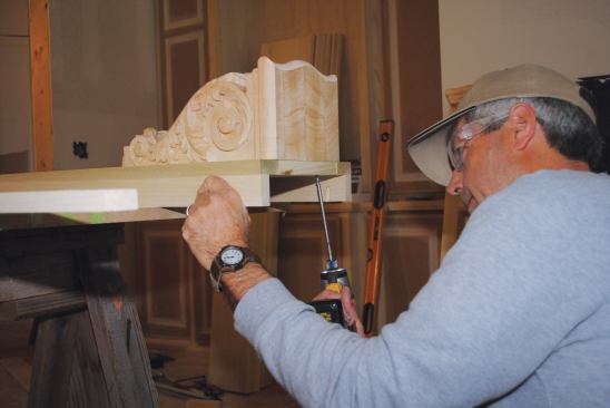Building a Decorative Mantel