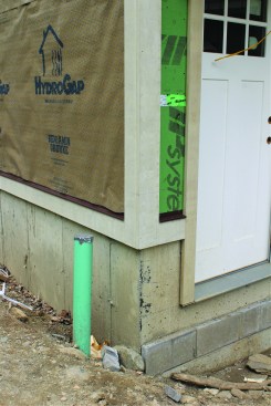 Stone Veneer on a Concrete Foundation