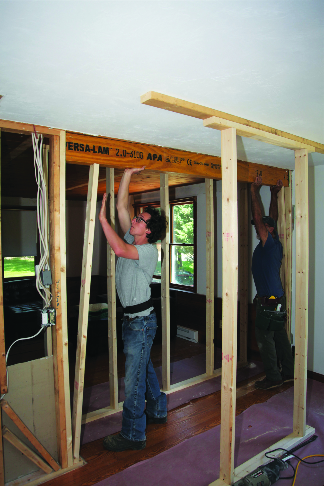 Opening Up A Bearing Wall