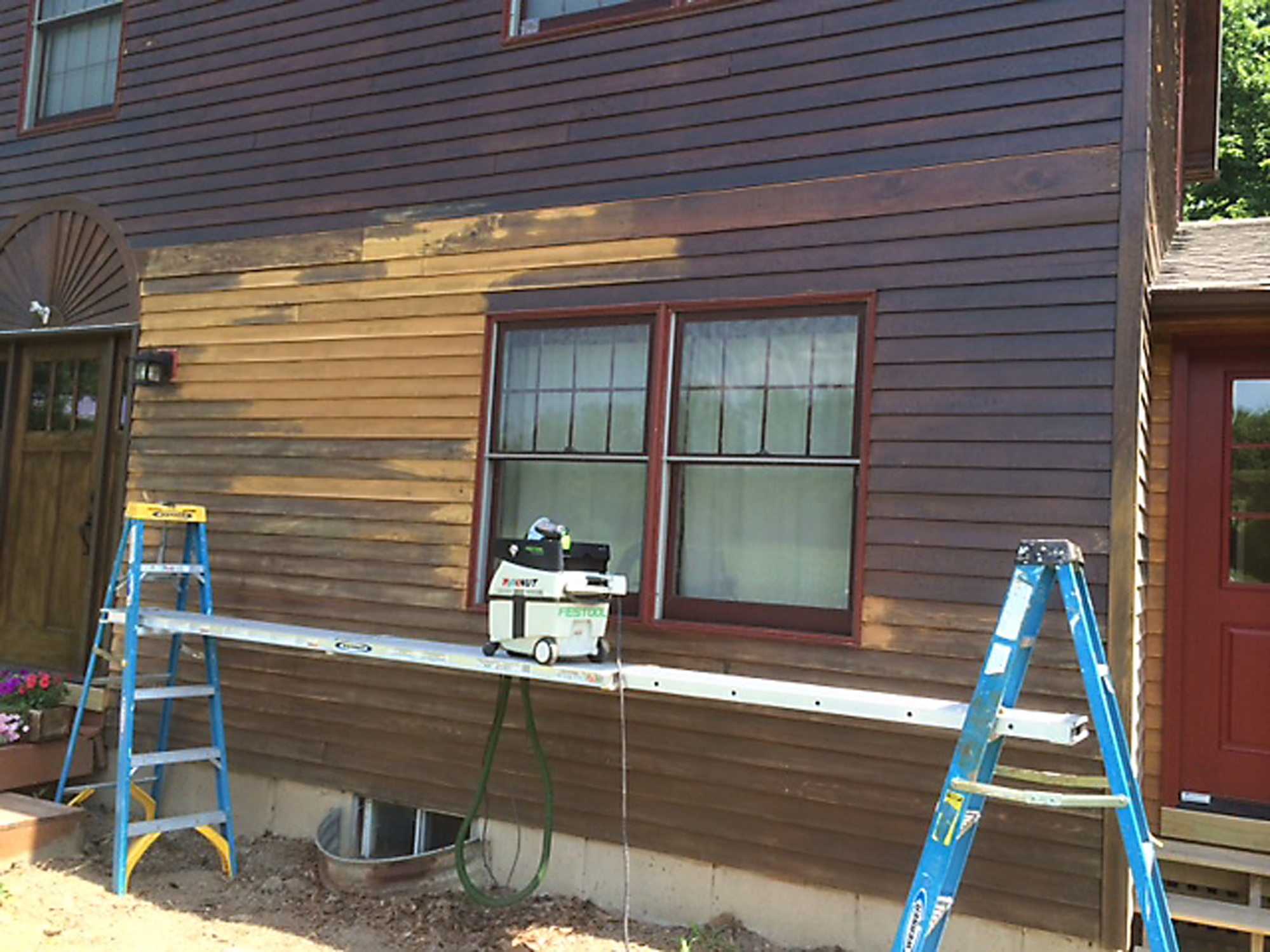 Refinishing a Hail-Damaged Home