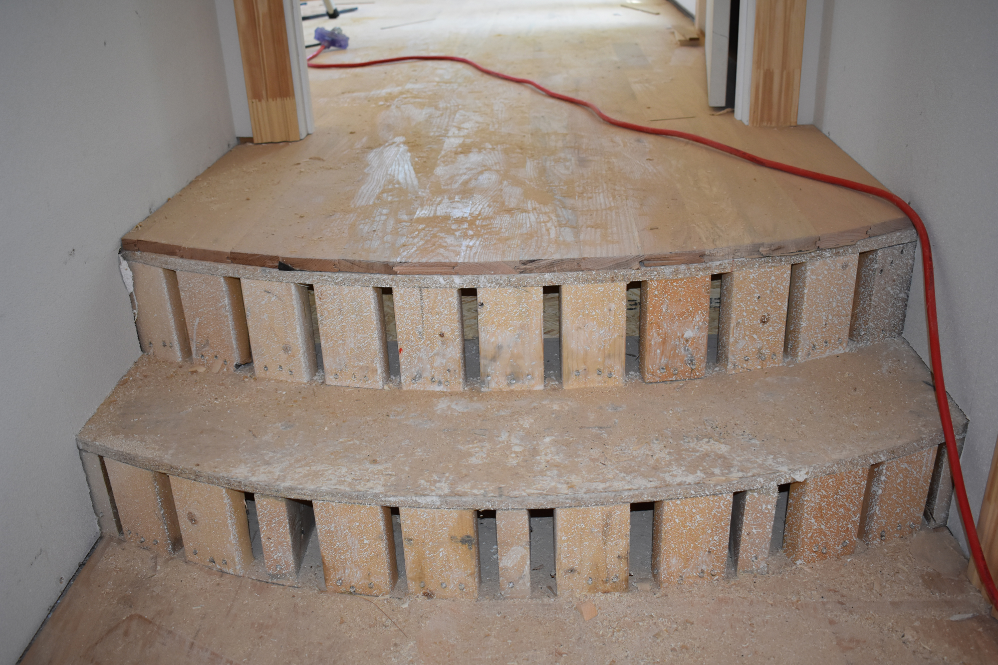 Crafting a Curved Stair Tread