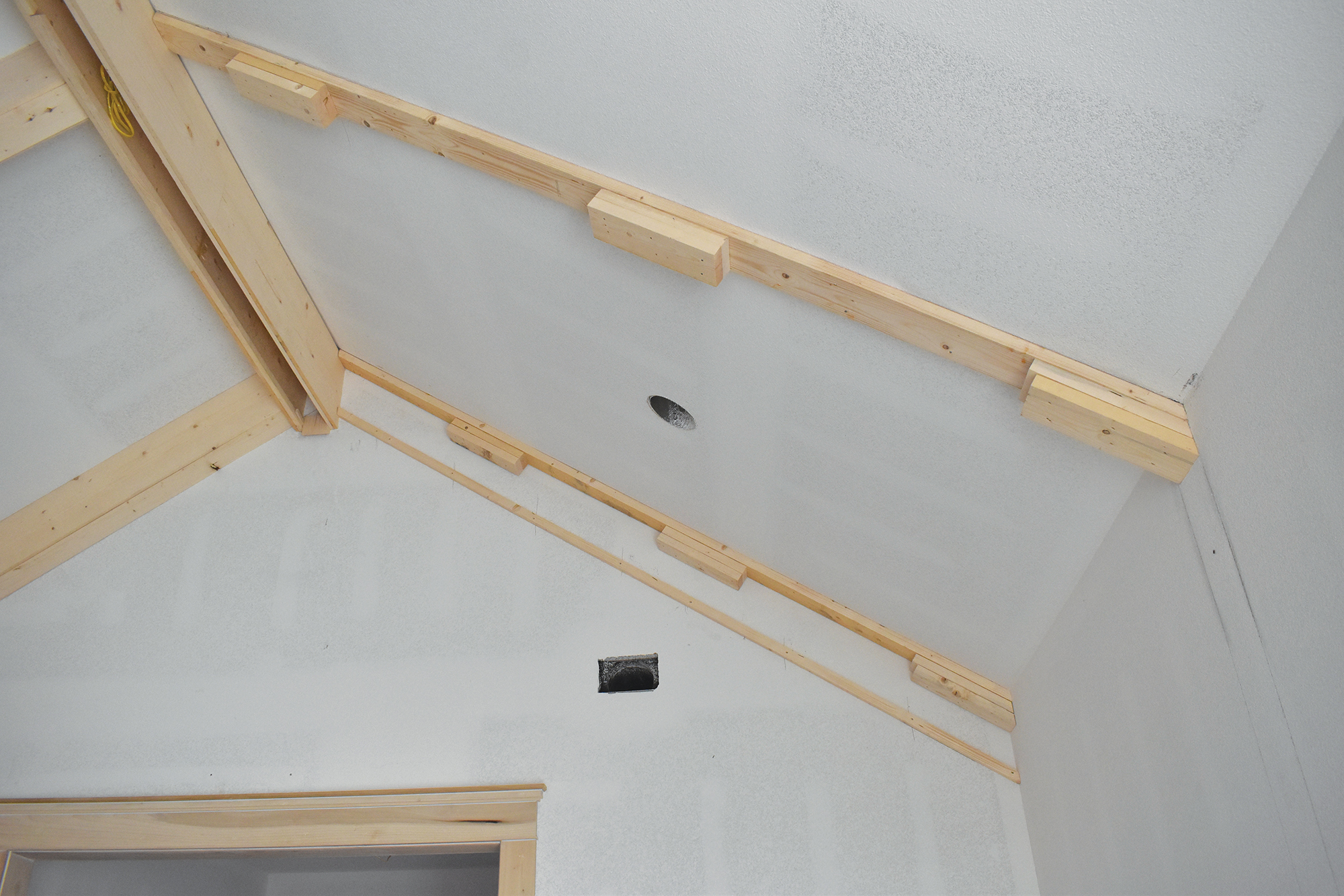 Decorative Beams for a Vaulted Ceiling