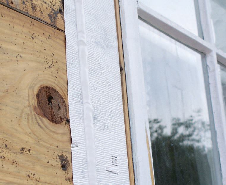 Built-Out Trim for Exterior Foam
