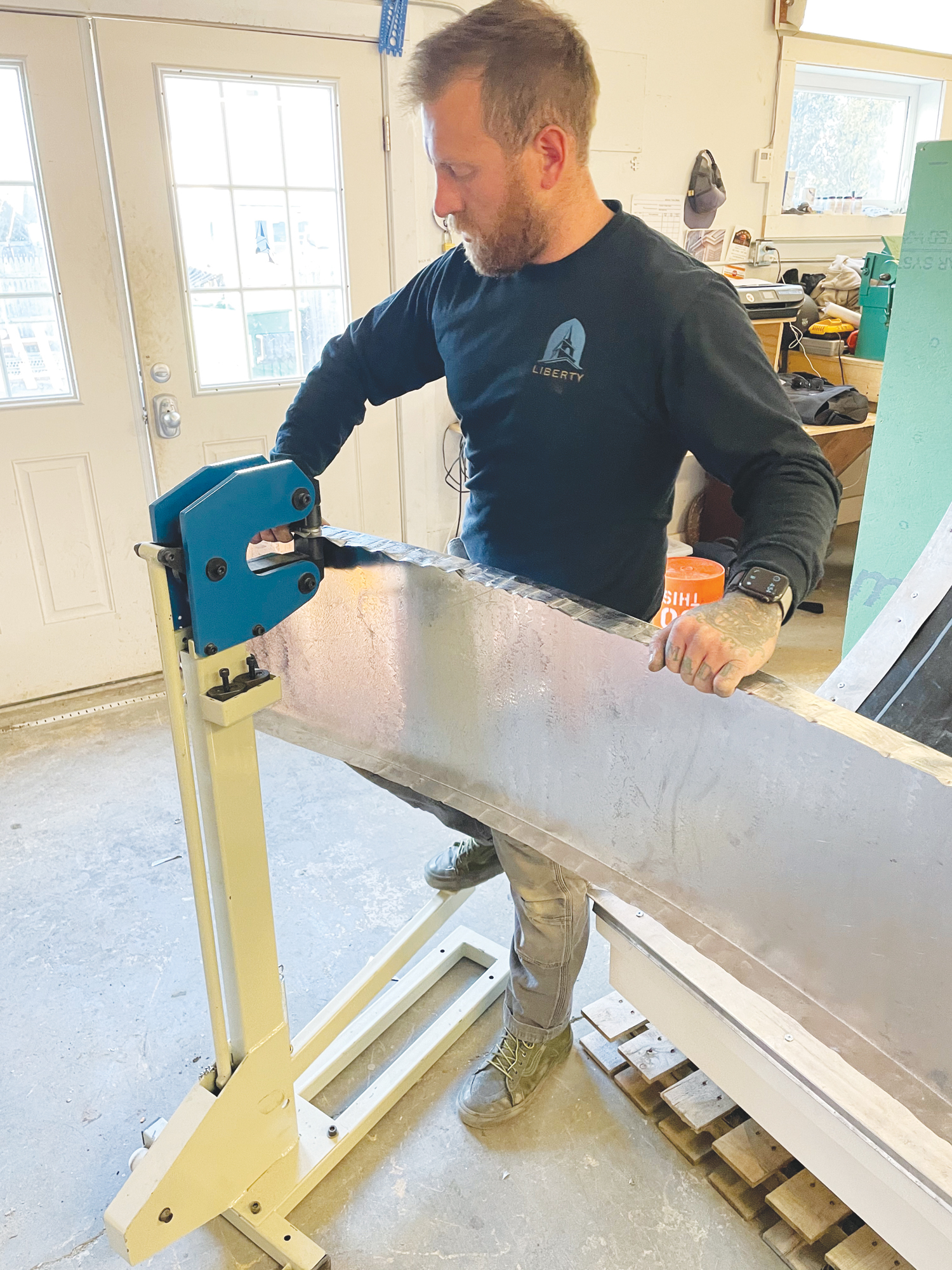 A Concave Metal Roof