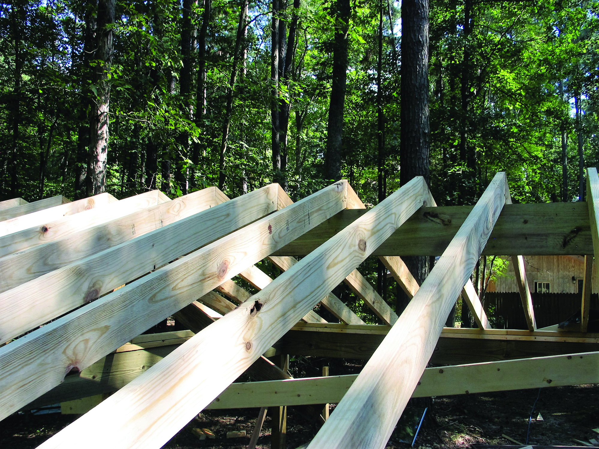 Joining Two Roofs of Different Pitches