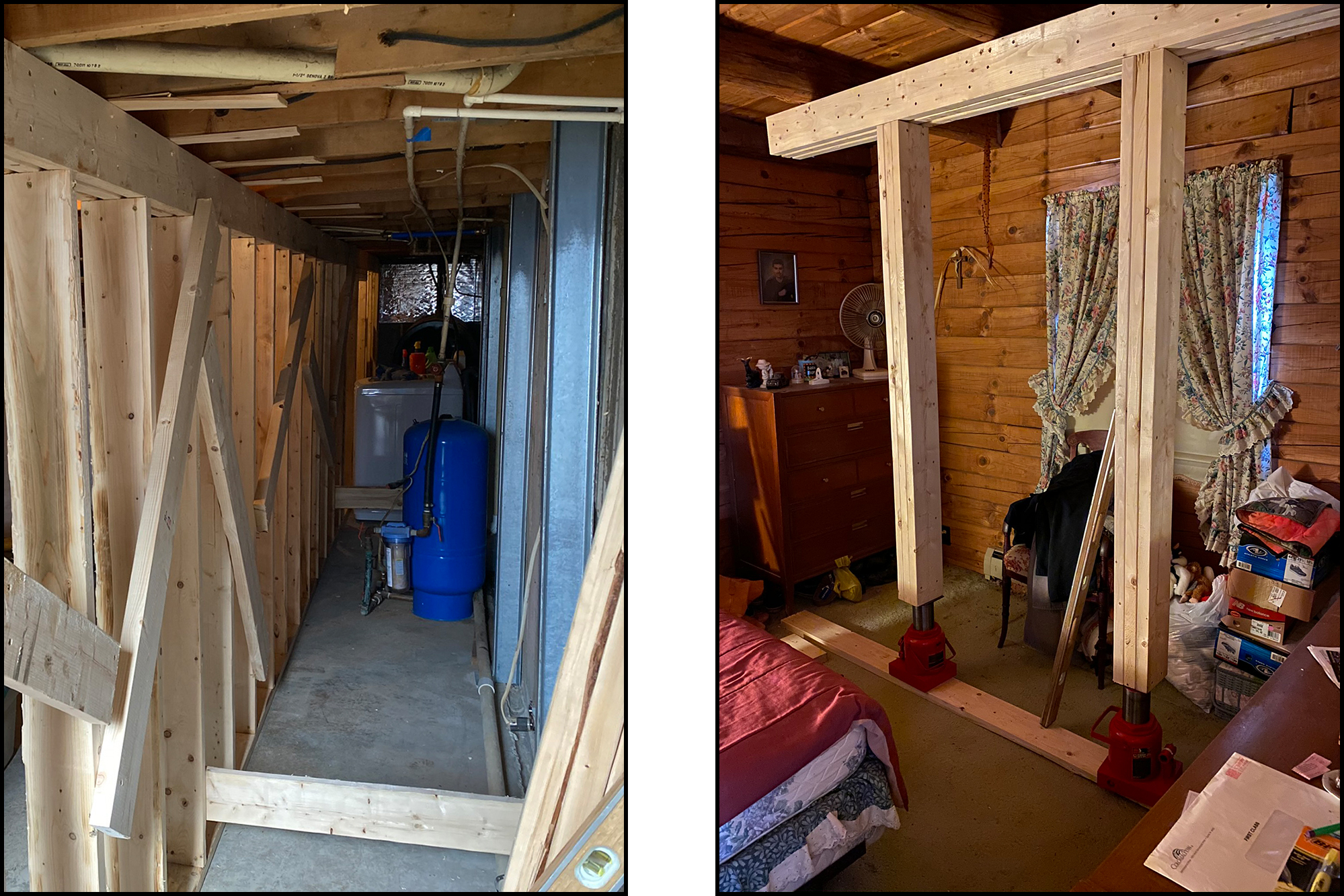 Log Cabin Envelope Makeover