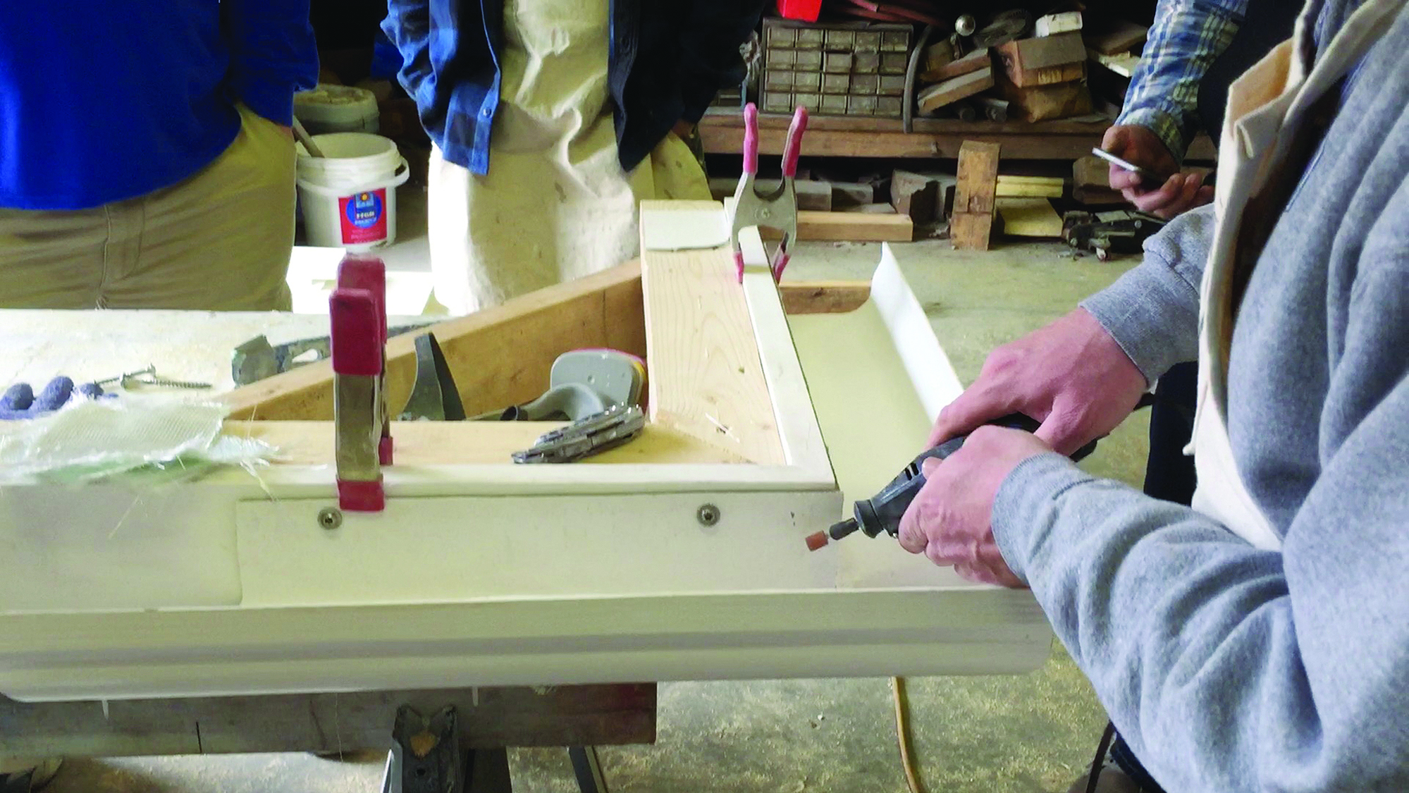 Fiberglass Wood-Replacement Gutters