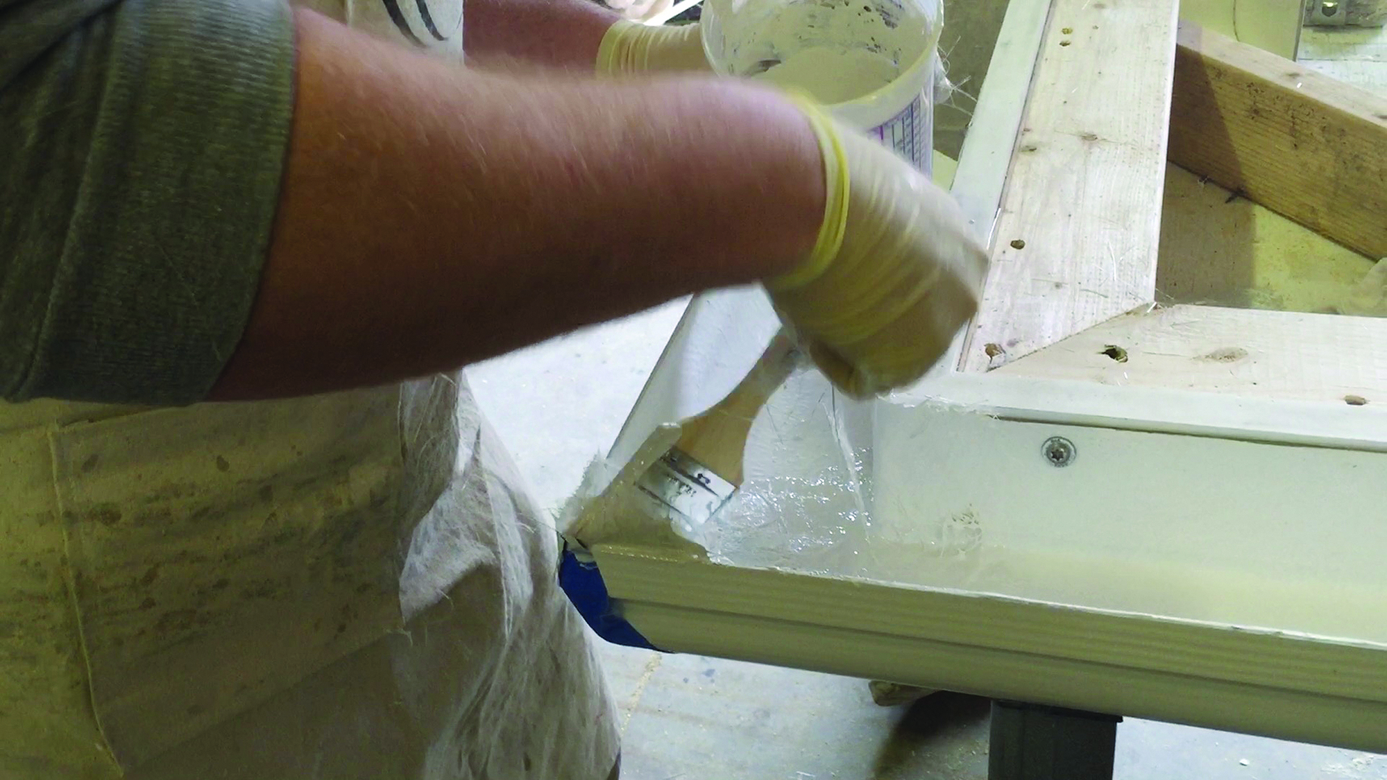 Fiberglass Wood-Replacement Gutters