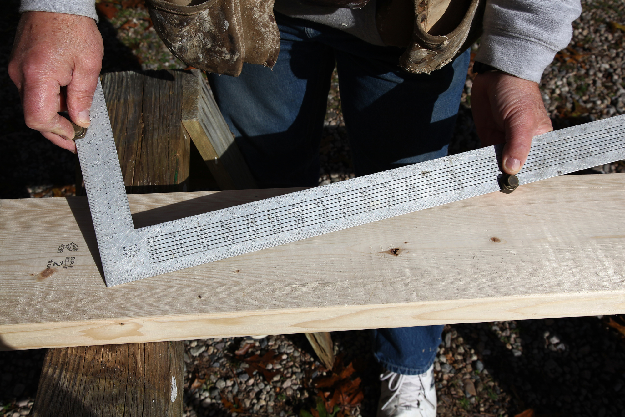 One Way to Lay Out and Cut a Hip Rafter