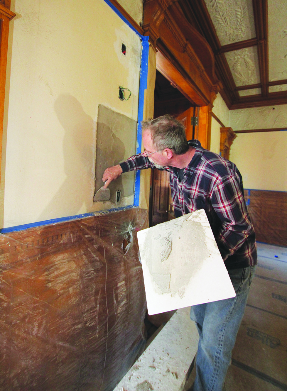 Historic Home Preservation - Plaster Repair