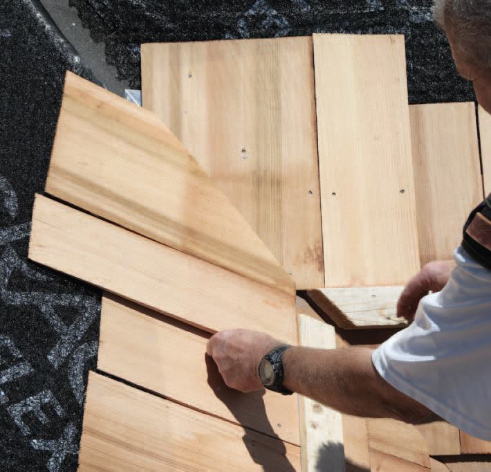 Weaving a Cedar Roof Valley