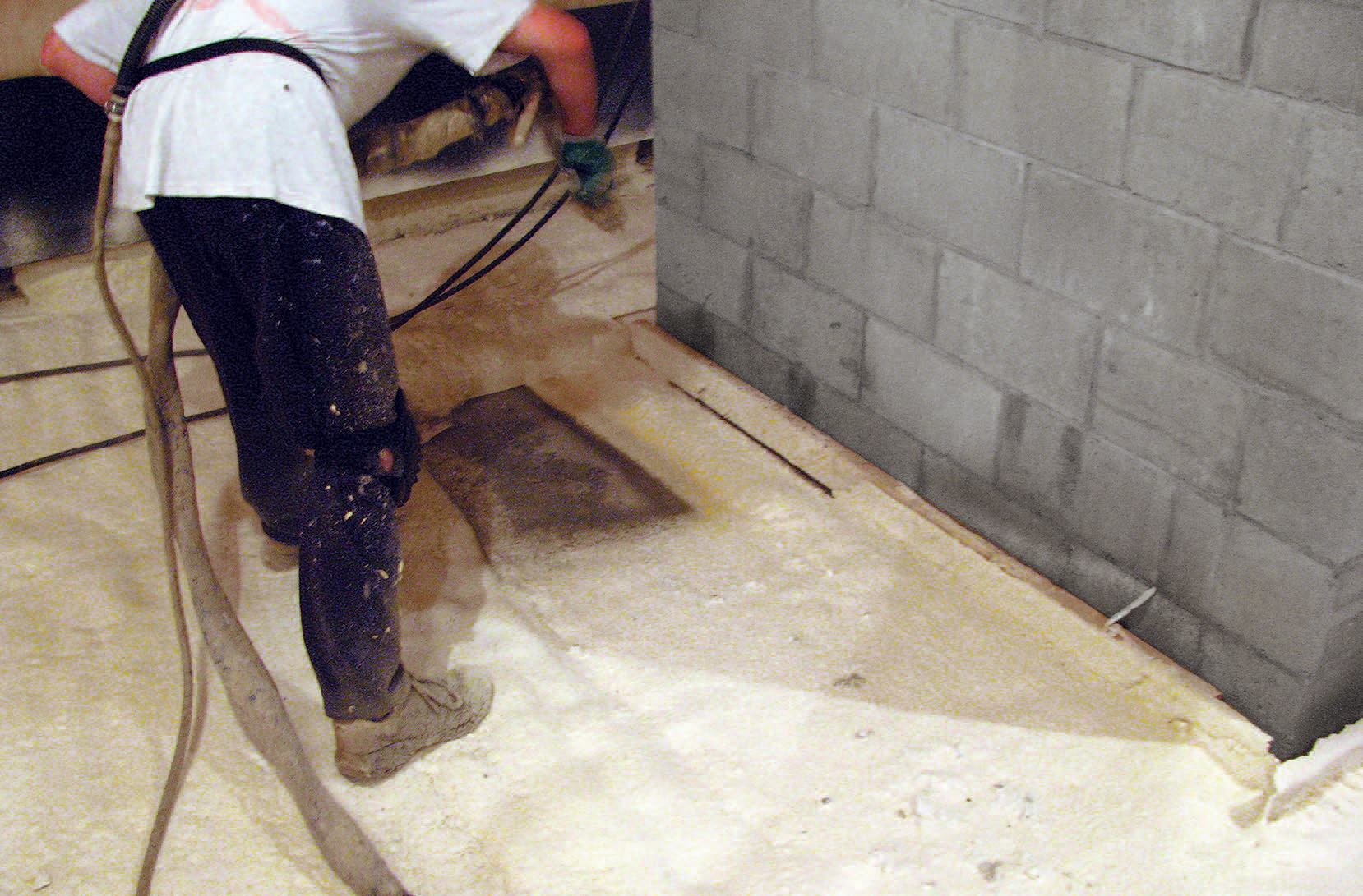 Insulating a Slab With Spray Foam