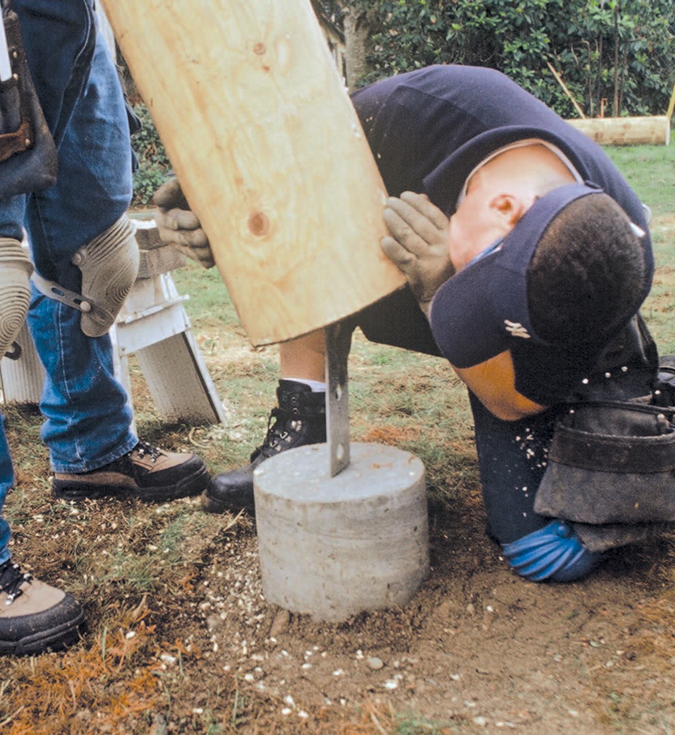 Building Decks with Log Posts