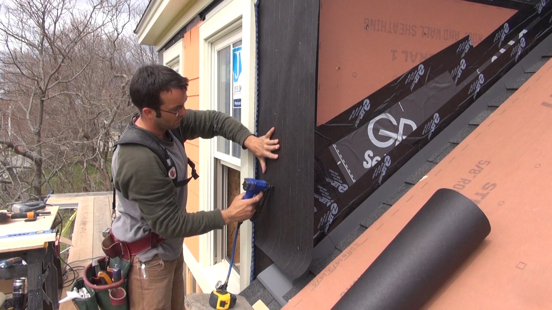 Rainscreen Shingle Siding for a Coastal Dormer