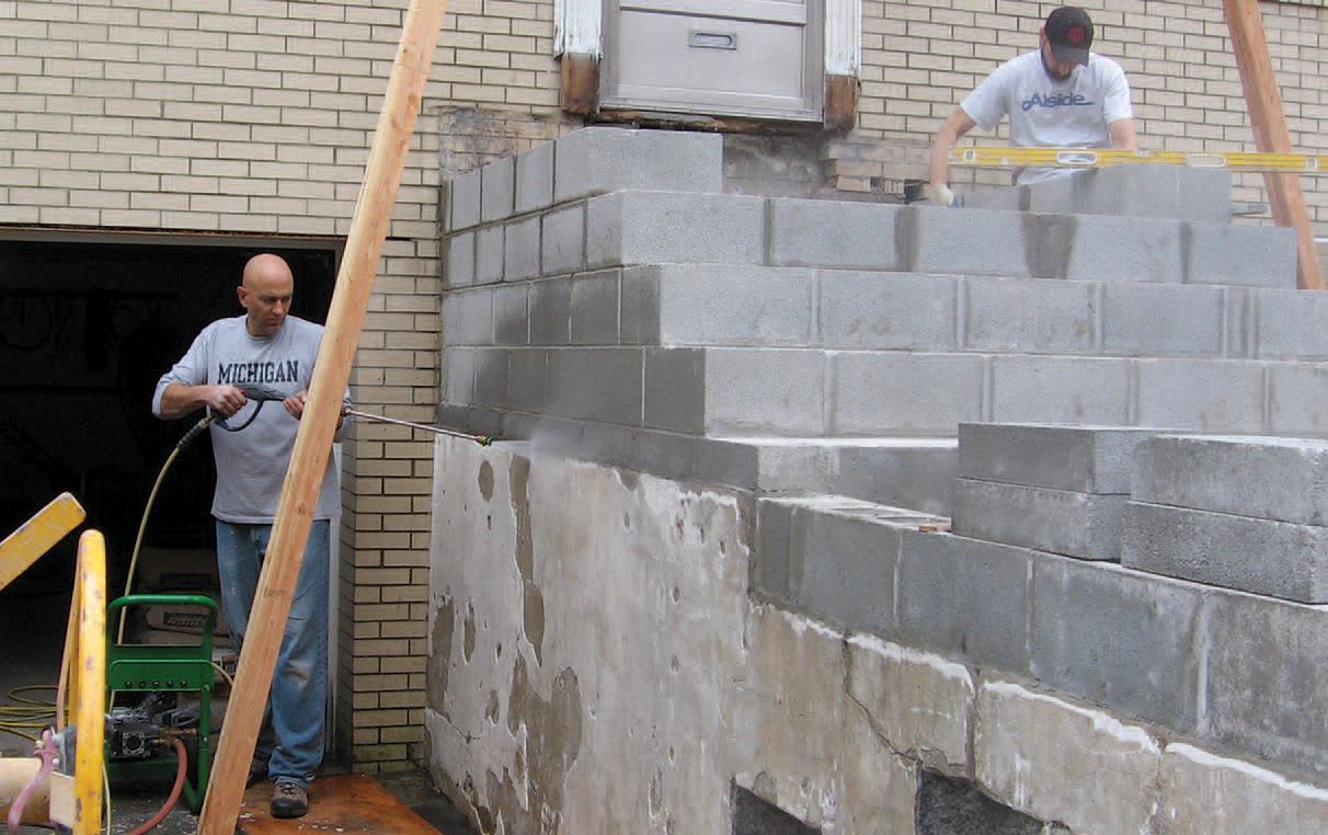 Laying Block Steps