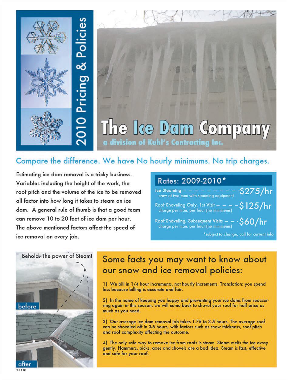 Making a Business of Ice Dams
