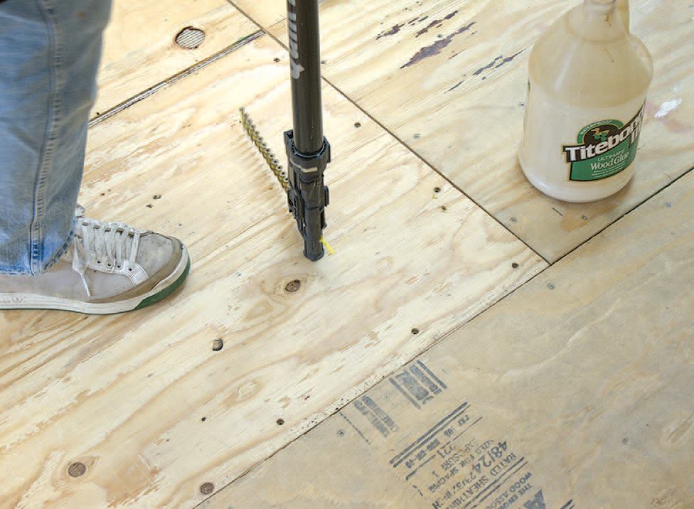 Tiling Over Plywood Subfloors