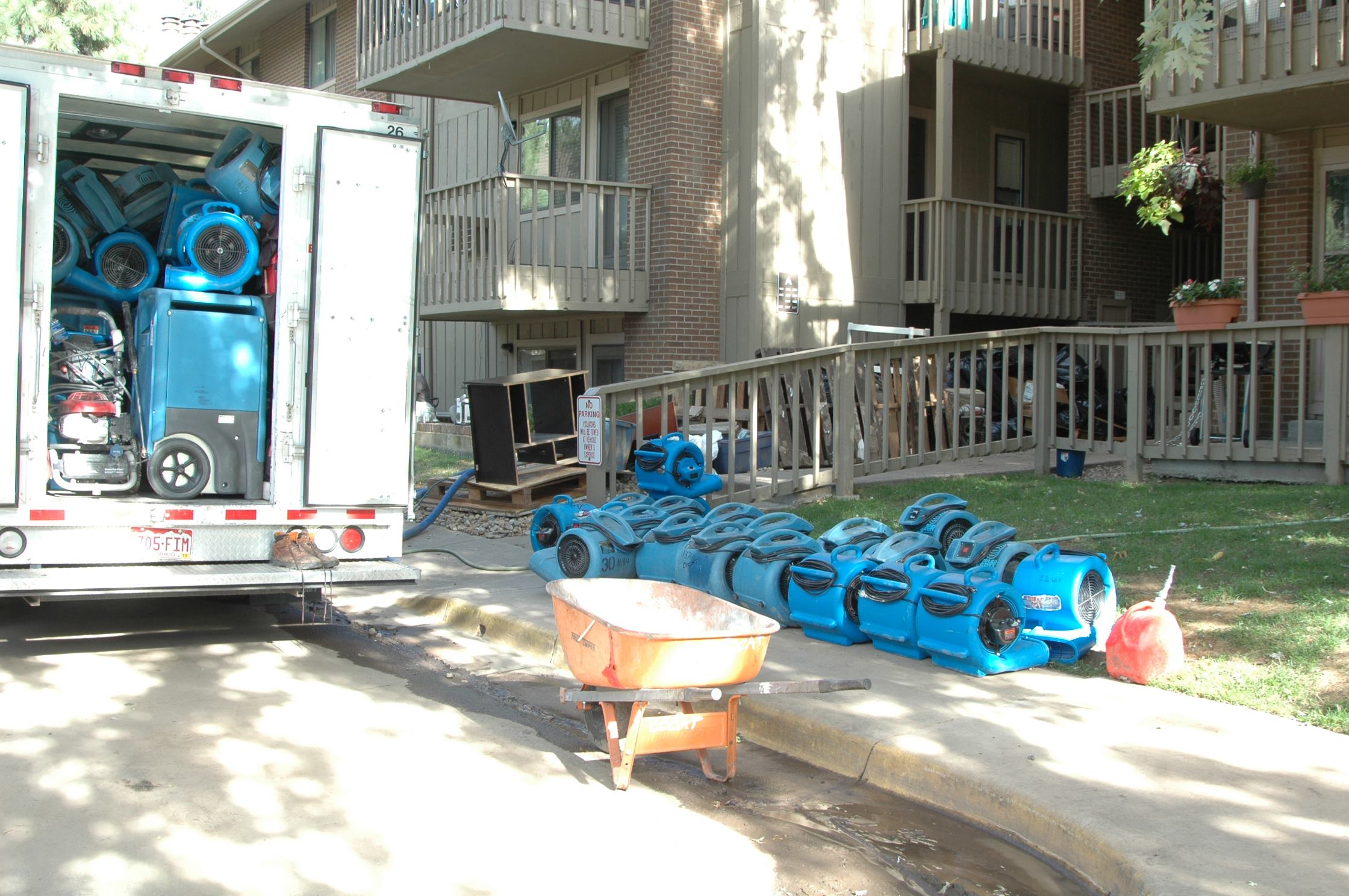Sanitizing and Drying Out
