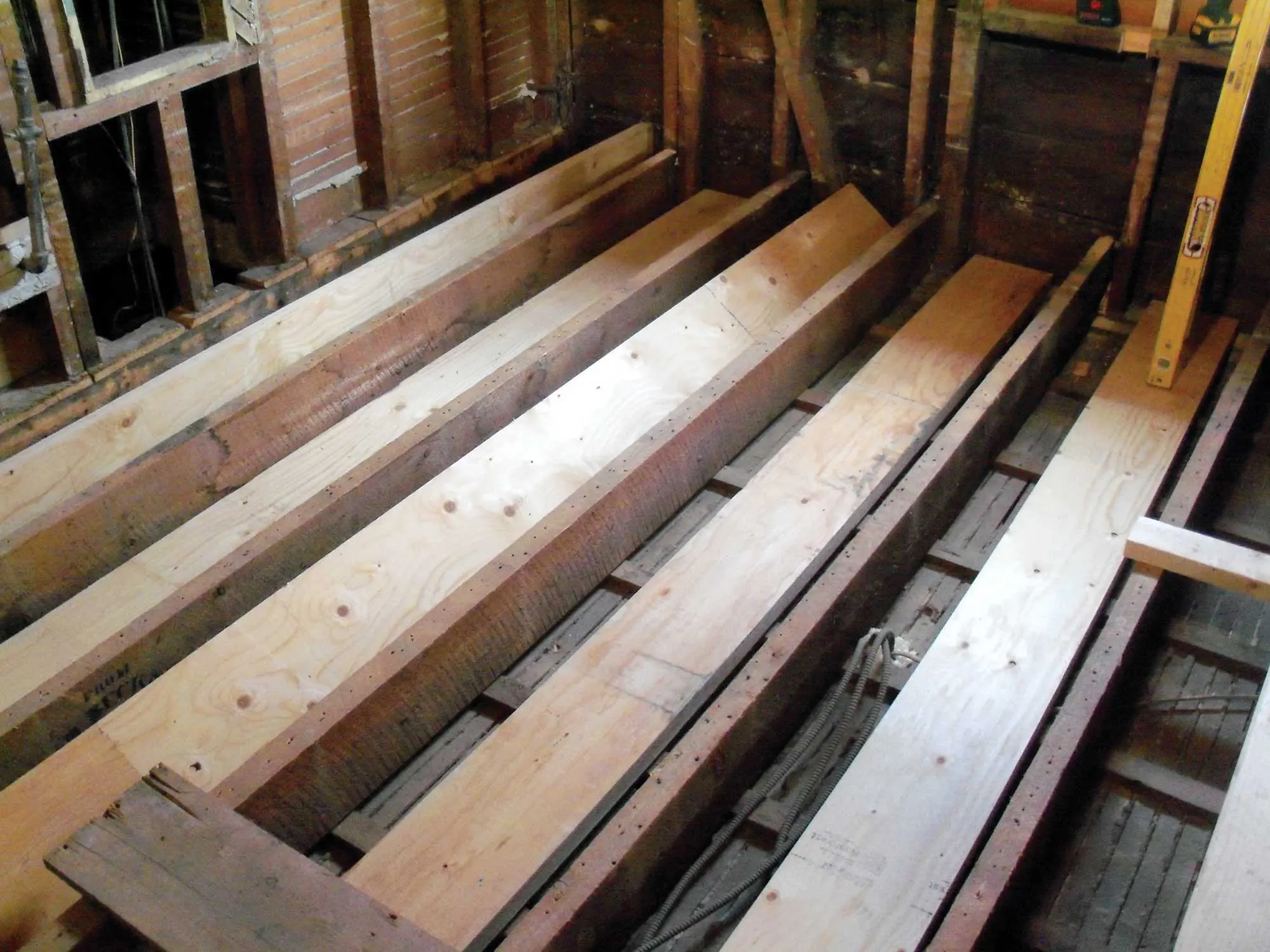 New Joists for an Old Floor