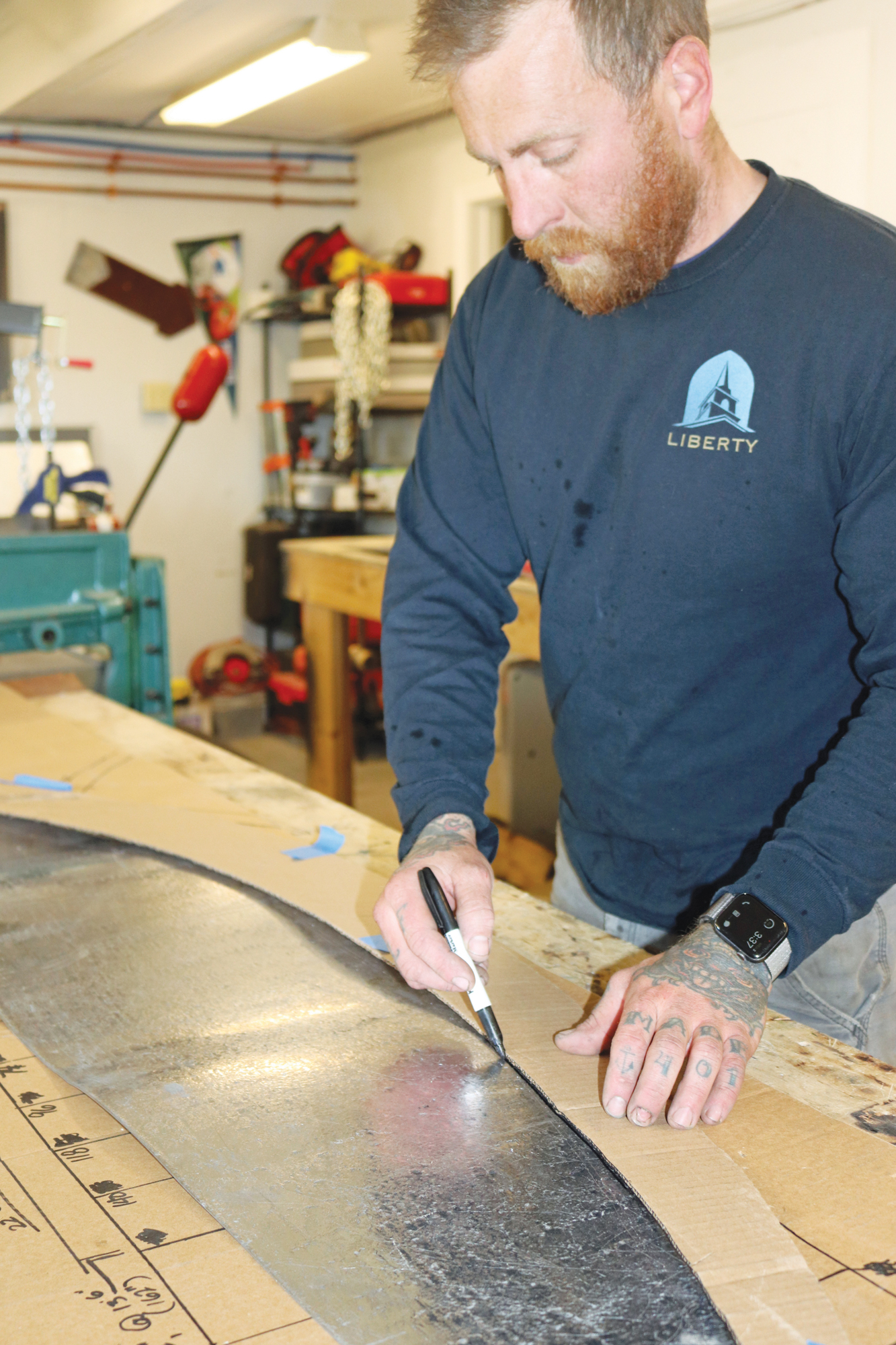 A Concave Metal Roof