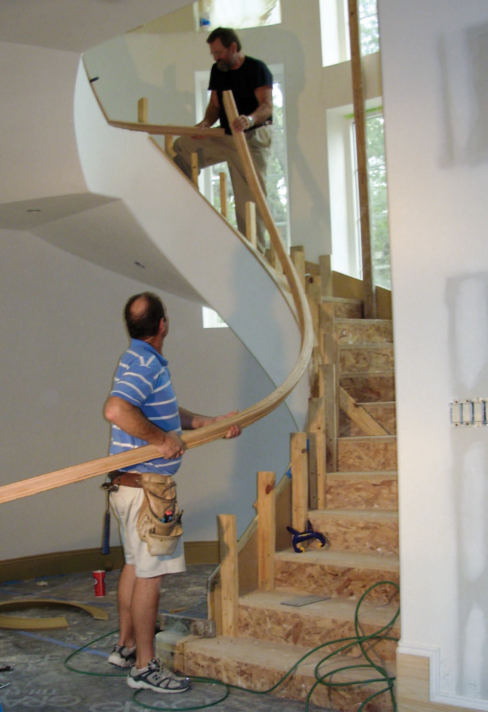 Building a Curved Handrail