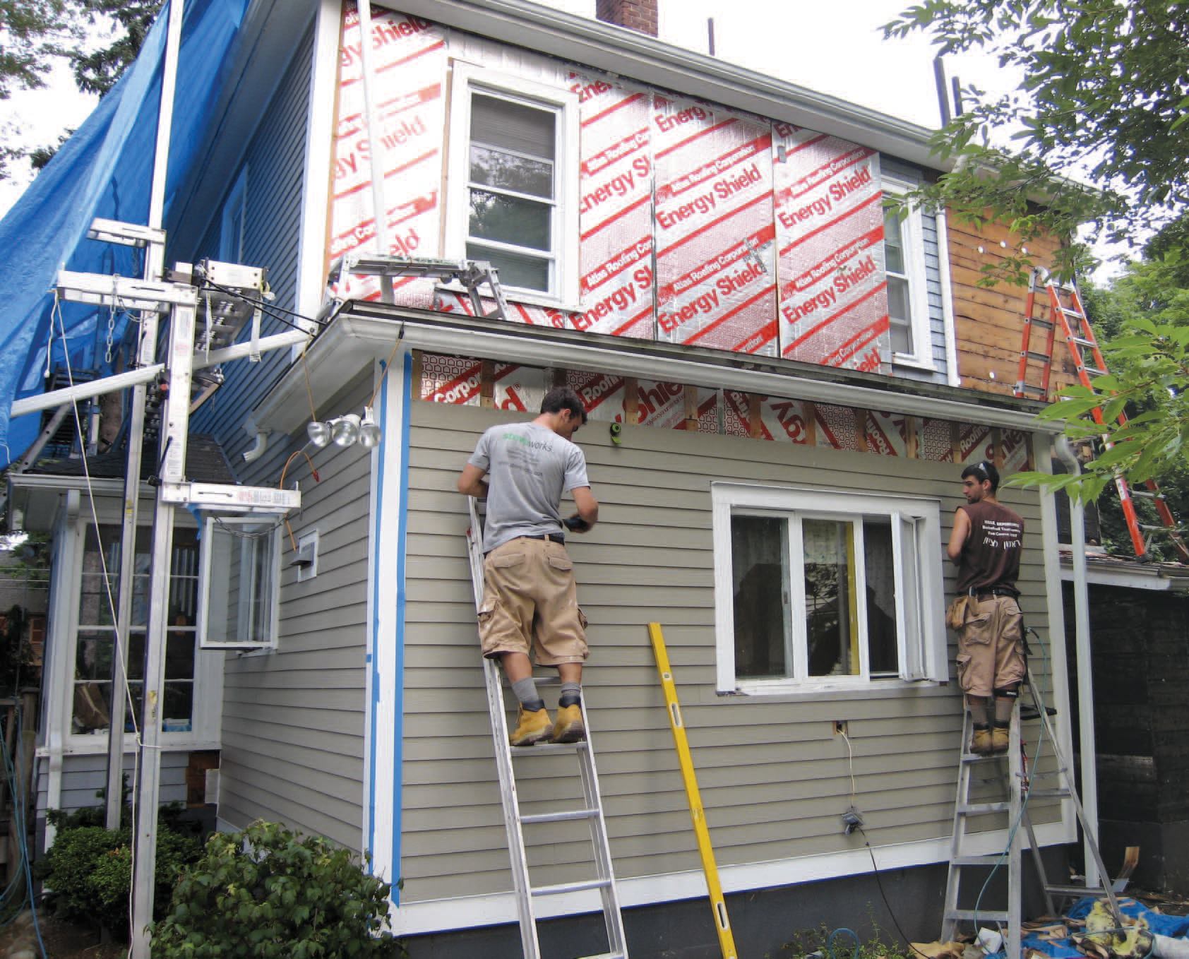 Tightening a House When Replacing the Siding