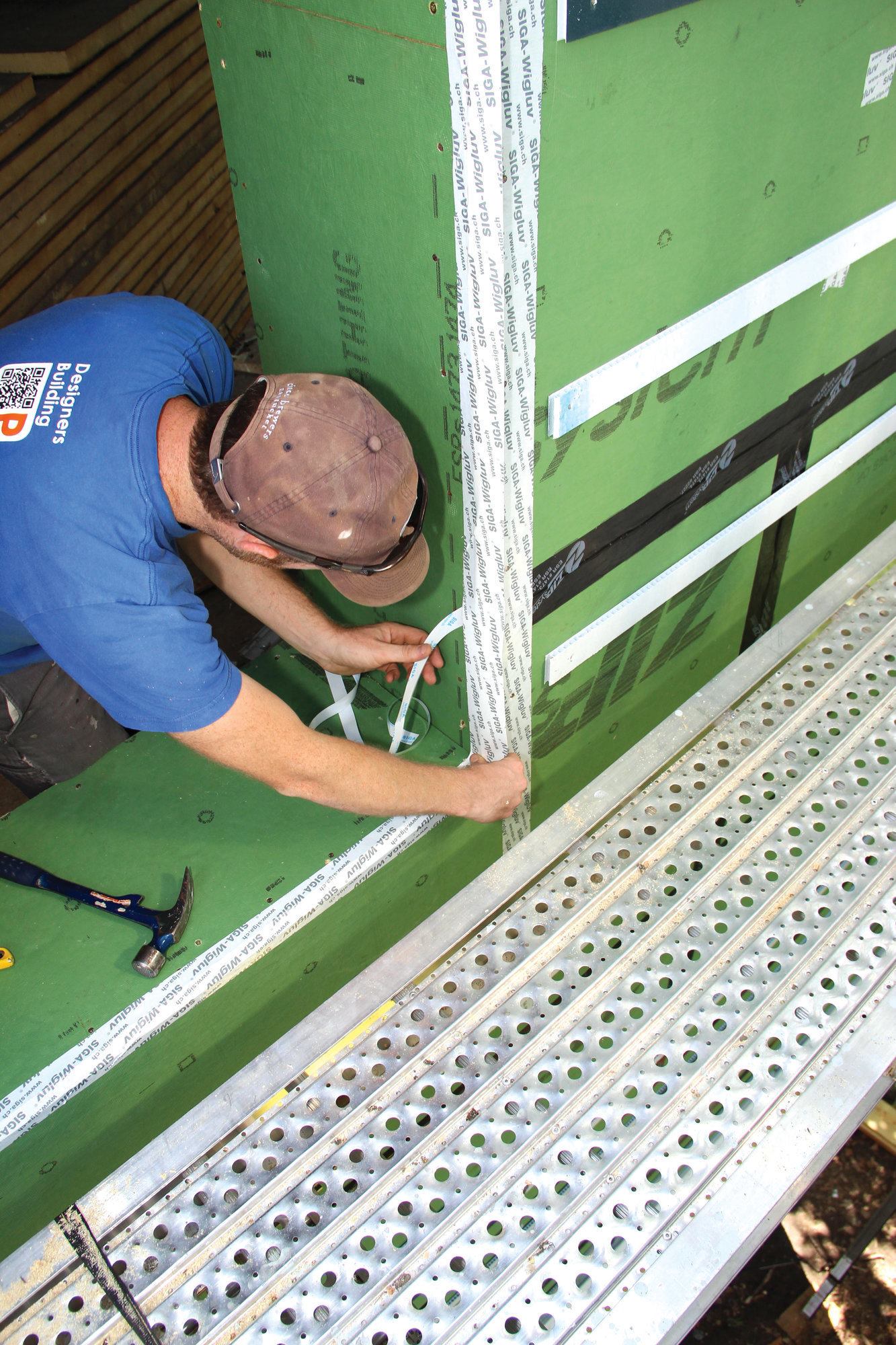 Installing Windows in a Deep Wall