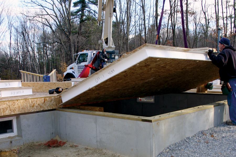 Fast Floors With Structural Insulated Panels