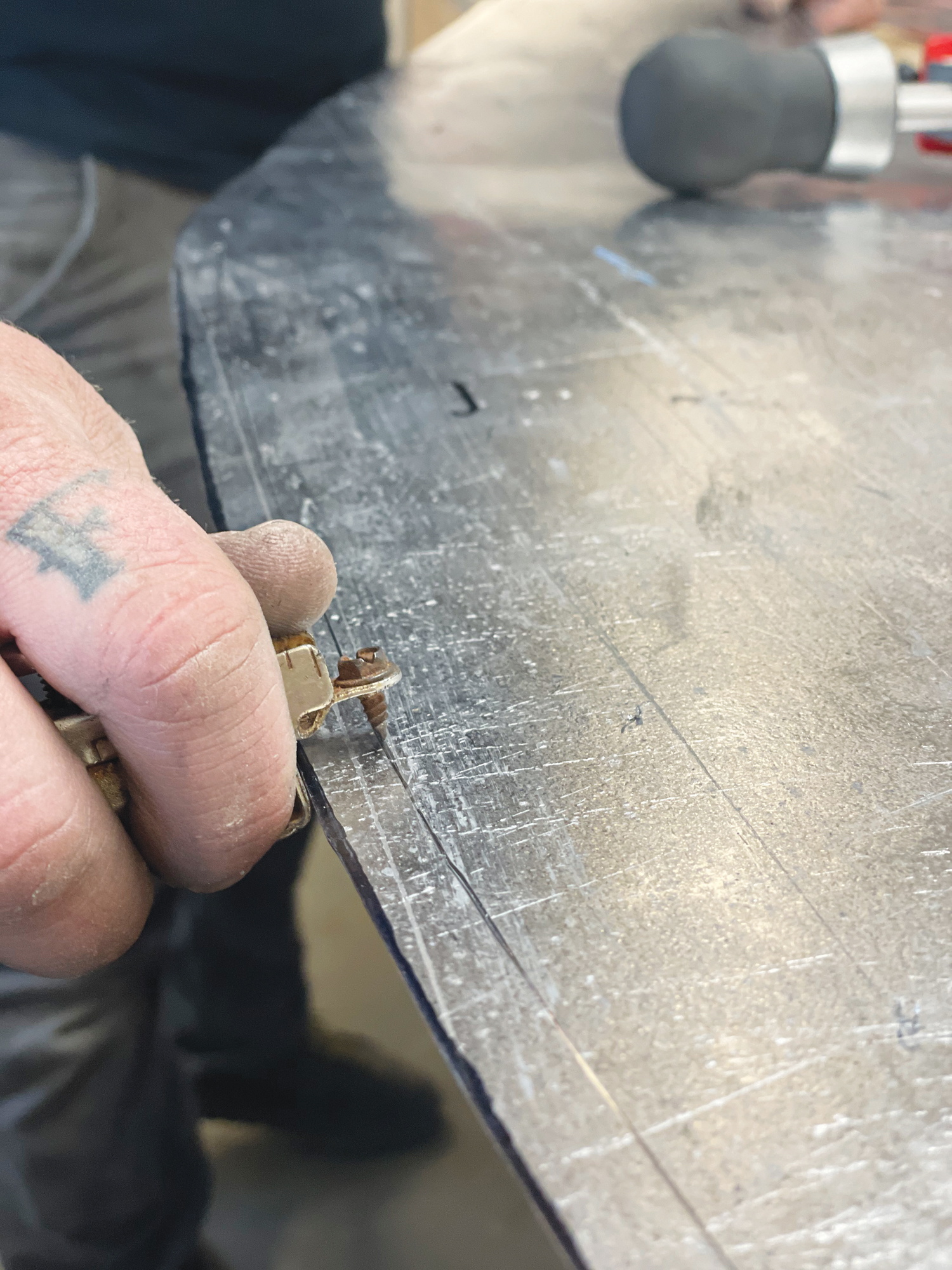 A Concave Metal Roof