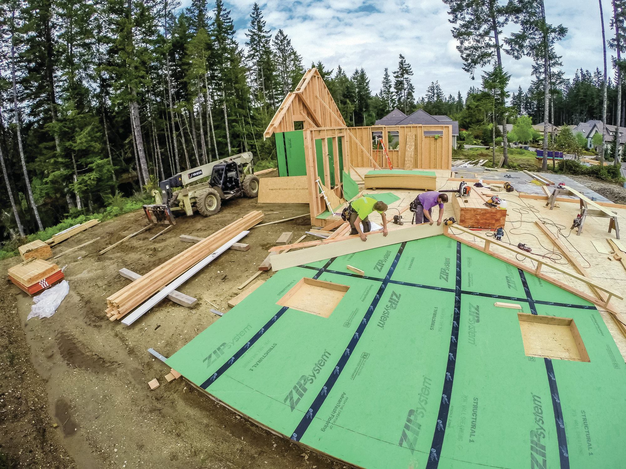 Rake Wall Framing