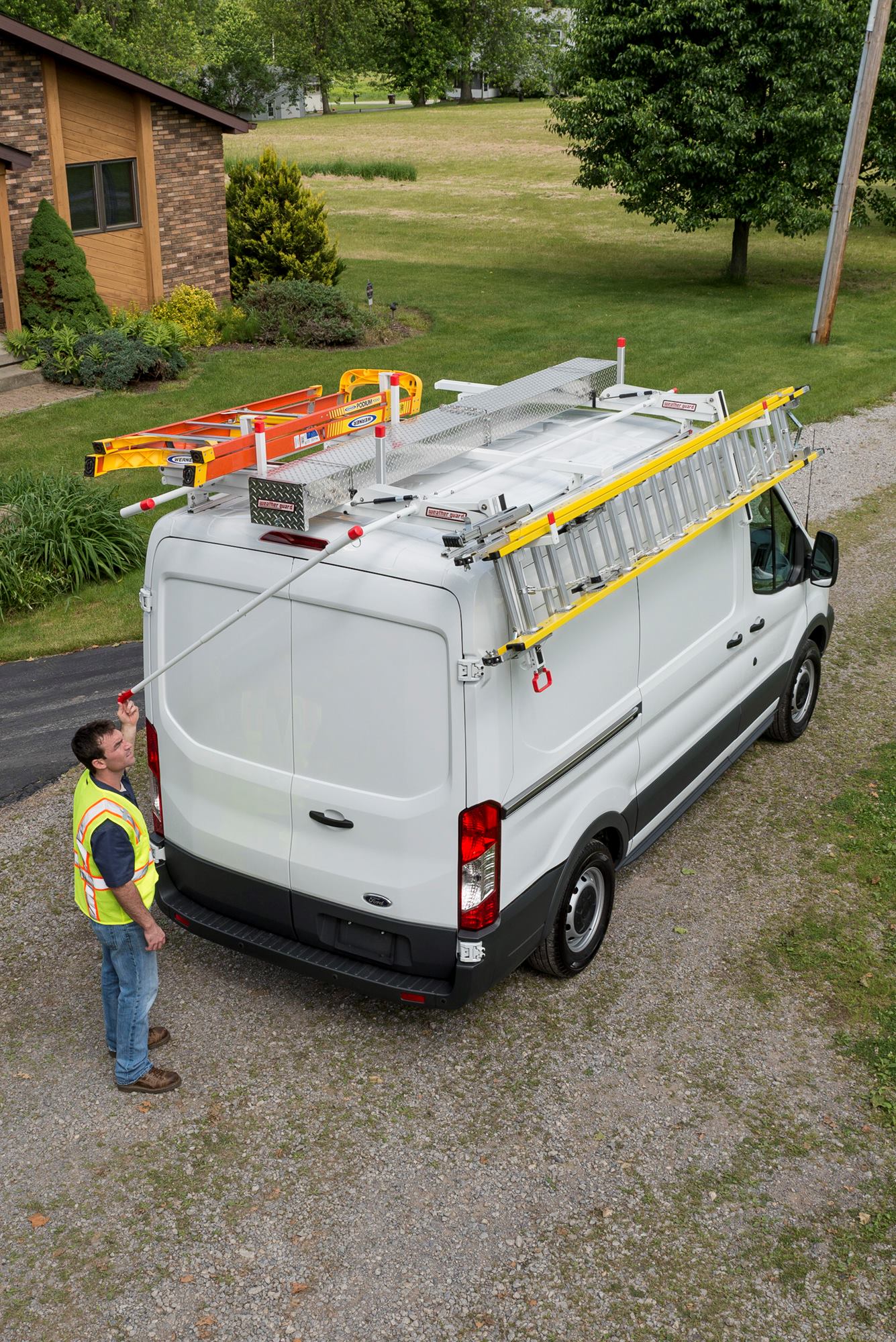 Weather Guard EZGlide2 Ladder Racks Move Smoothly