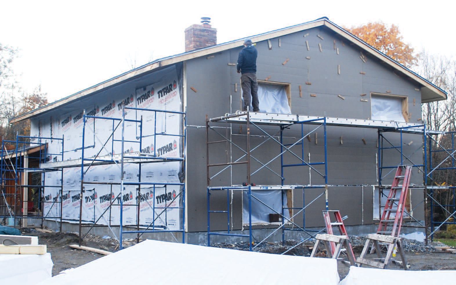 Tightening A House Shell From The Outside