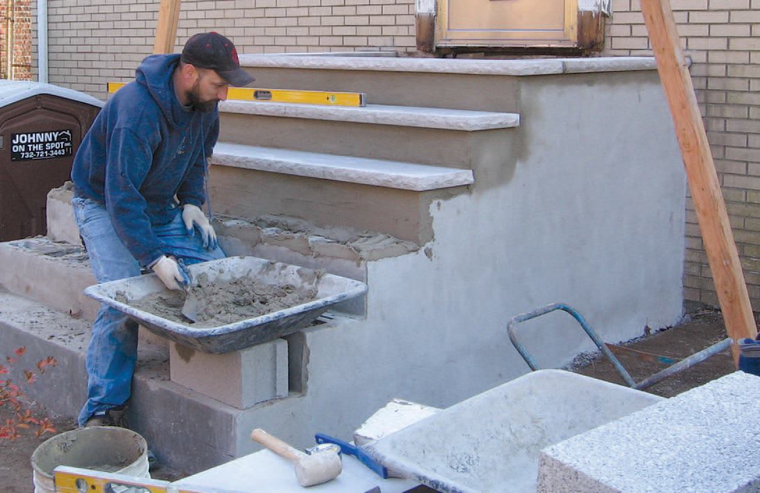 Laying Block Steps