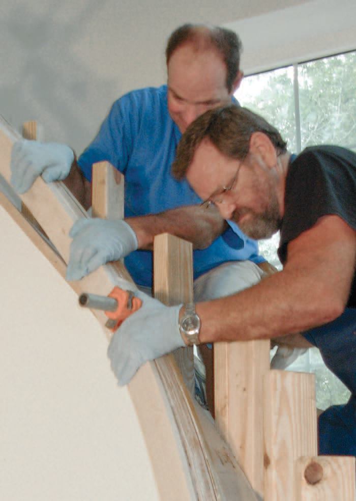 Building a Curved Handrail