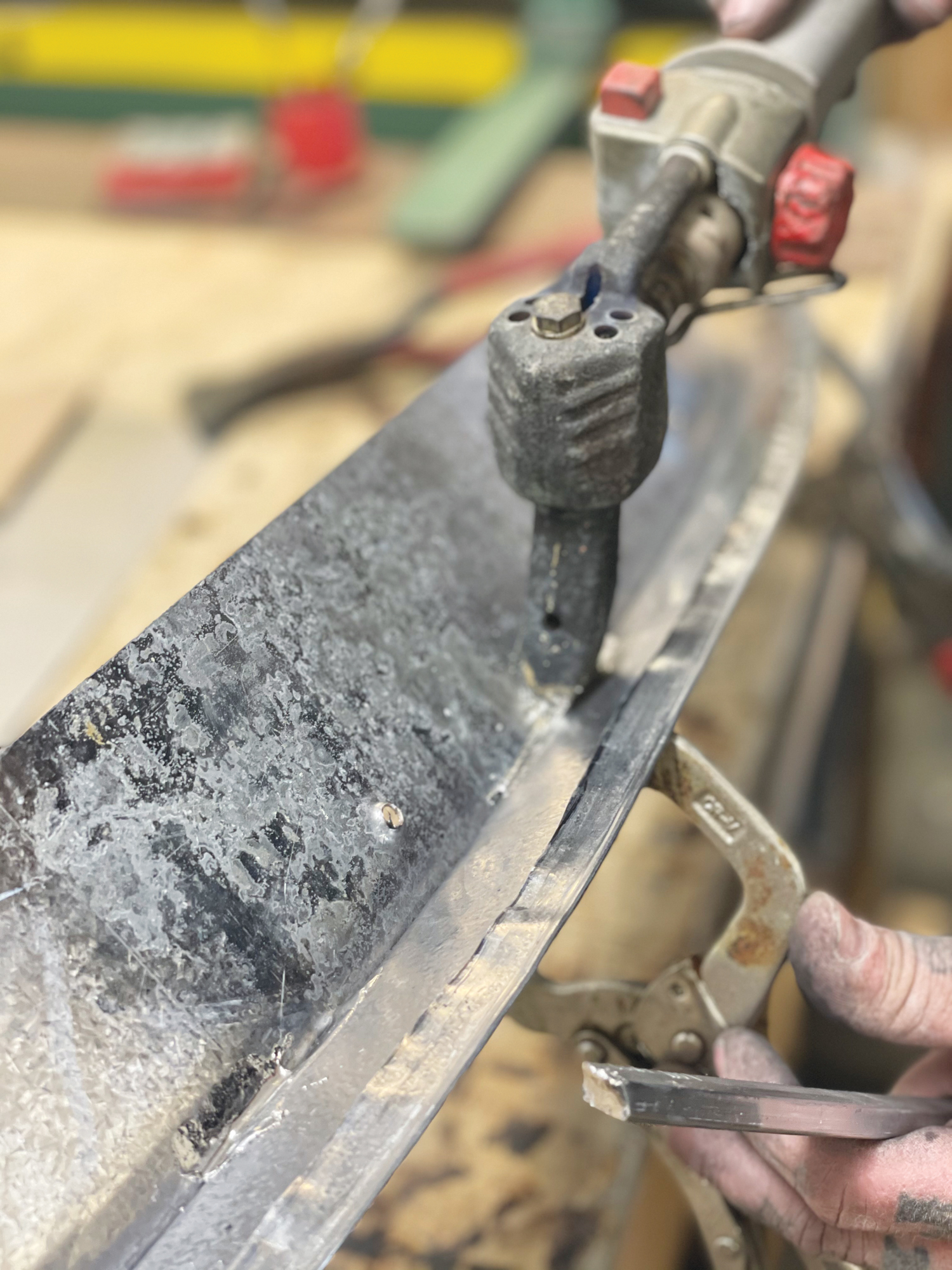 A Concave Metal Roof