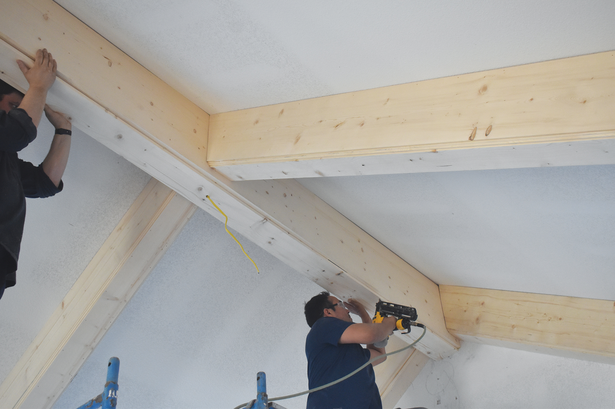 Decorative Beams for a Vaulted Ceiling