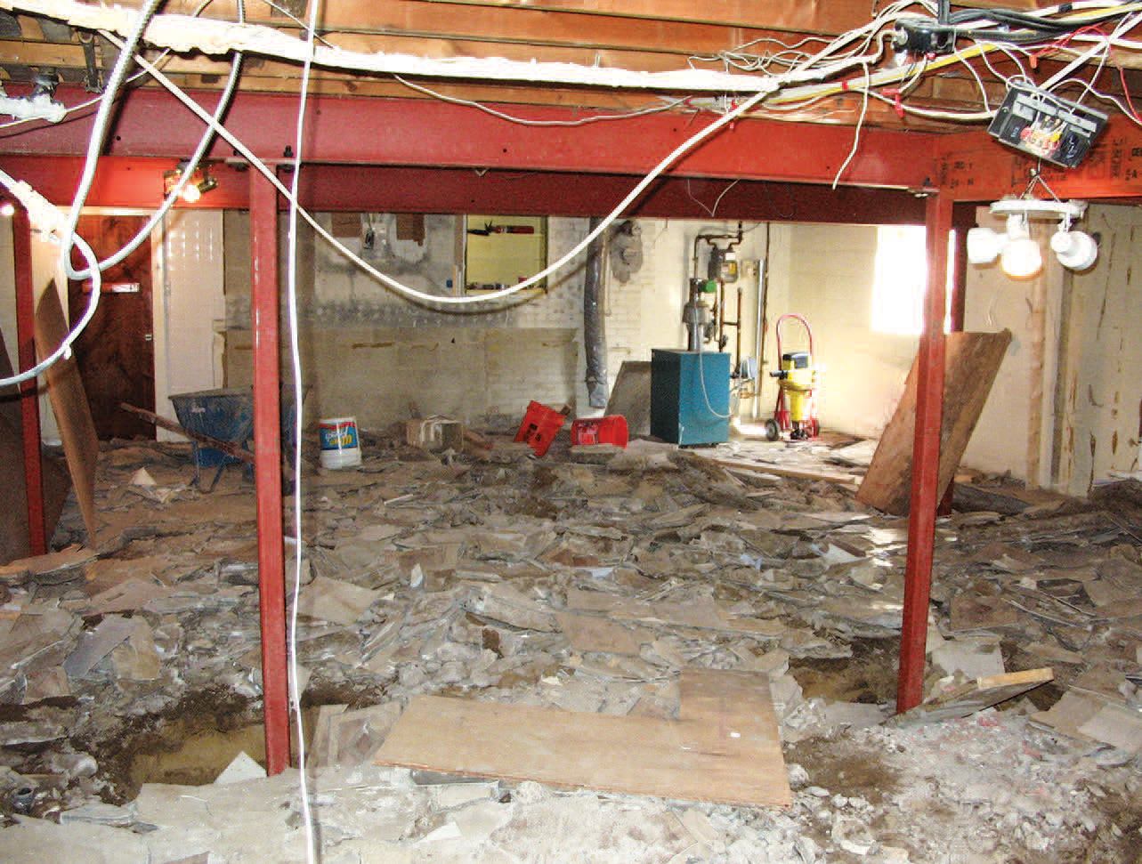Lowering a Basement Floor