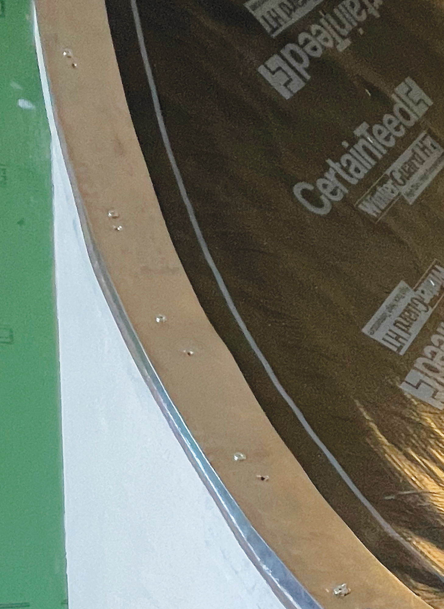 A Concave Metal Roof