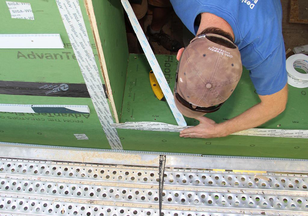 Setting Super-Windows in a Double Stud Wall