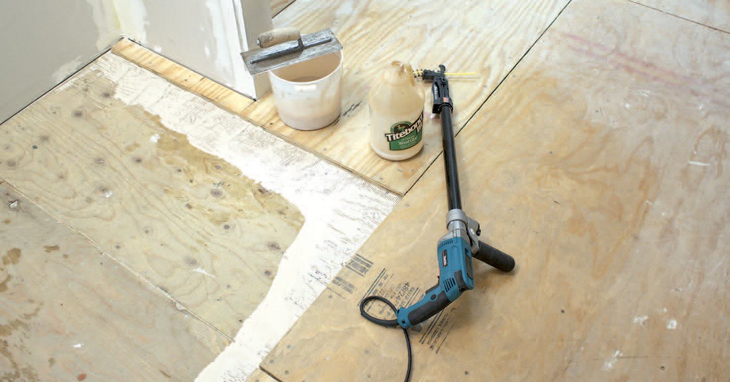 Tiling Over Plywood Subfloors