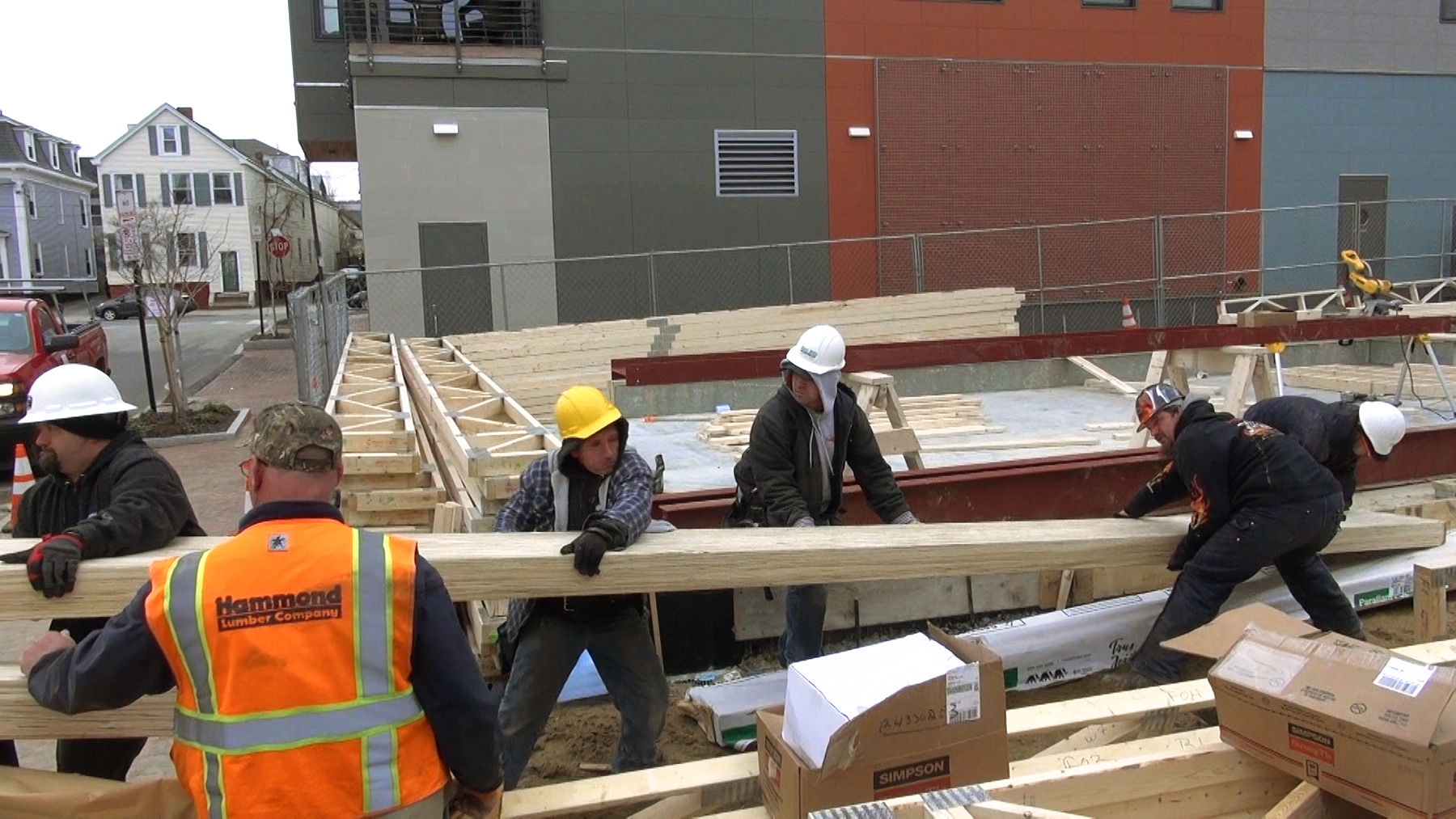 Cantilevered Balcony Beams
