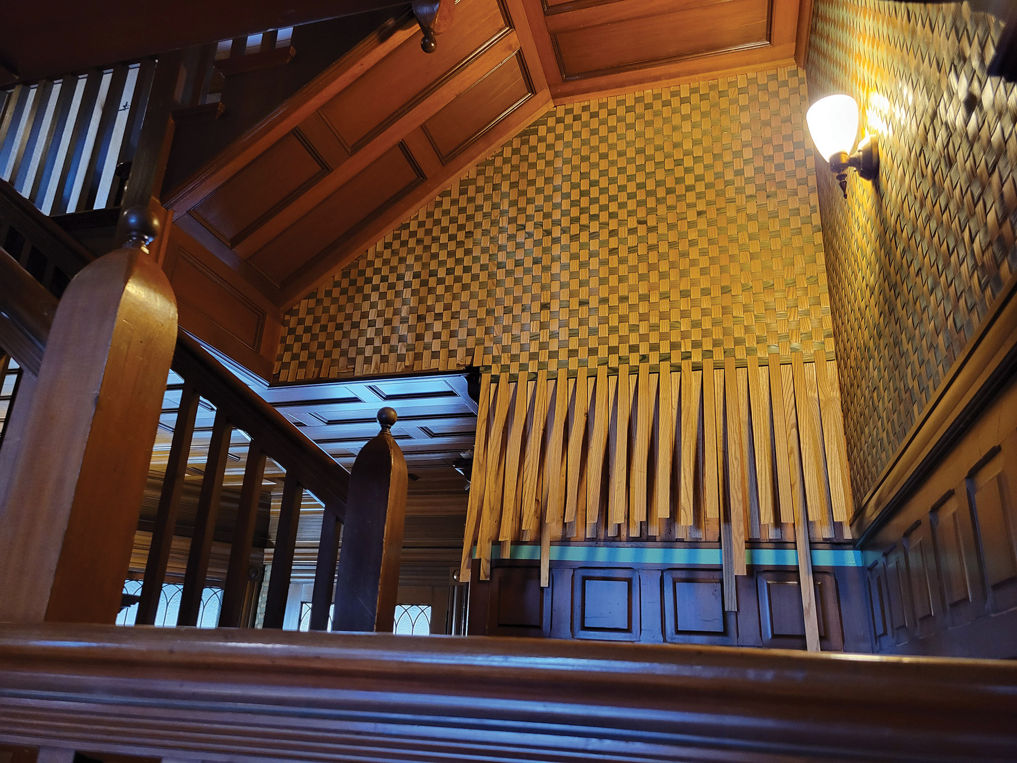 Basket Weaving a Wall