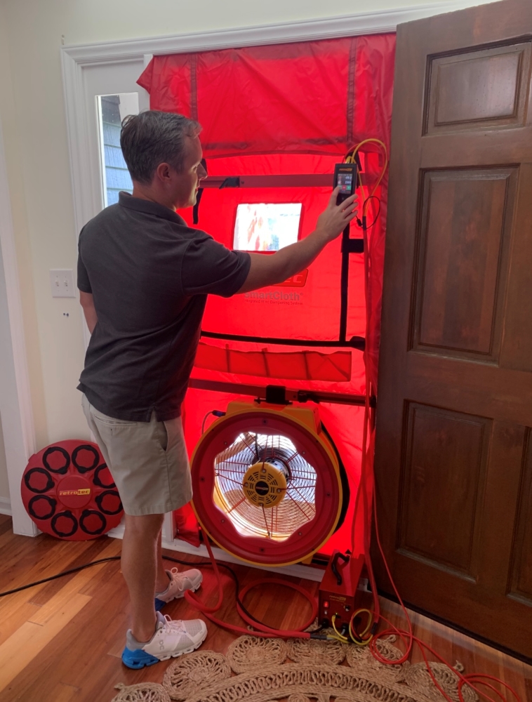 Using Blower Doors for Quality Control