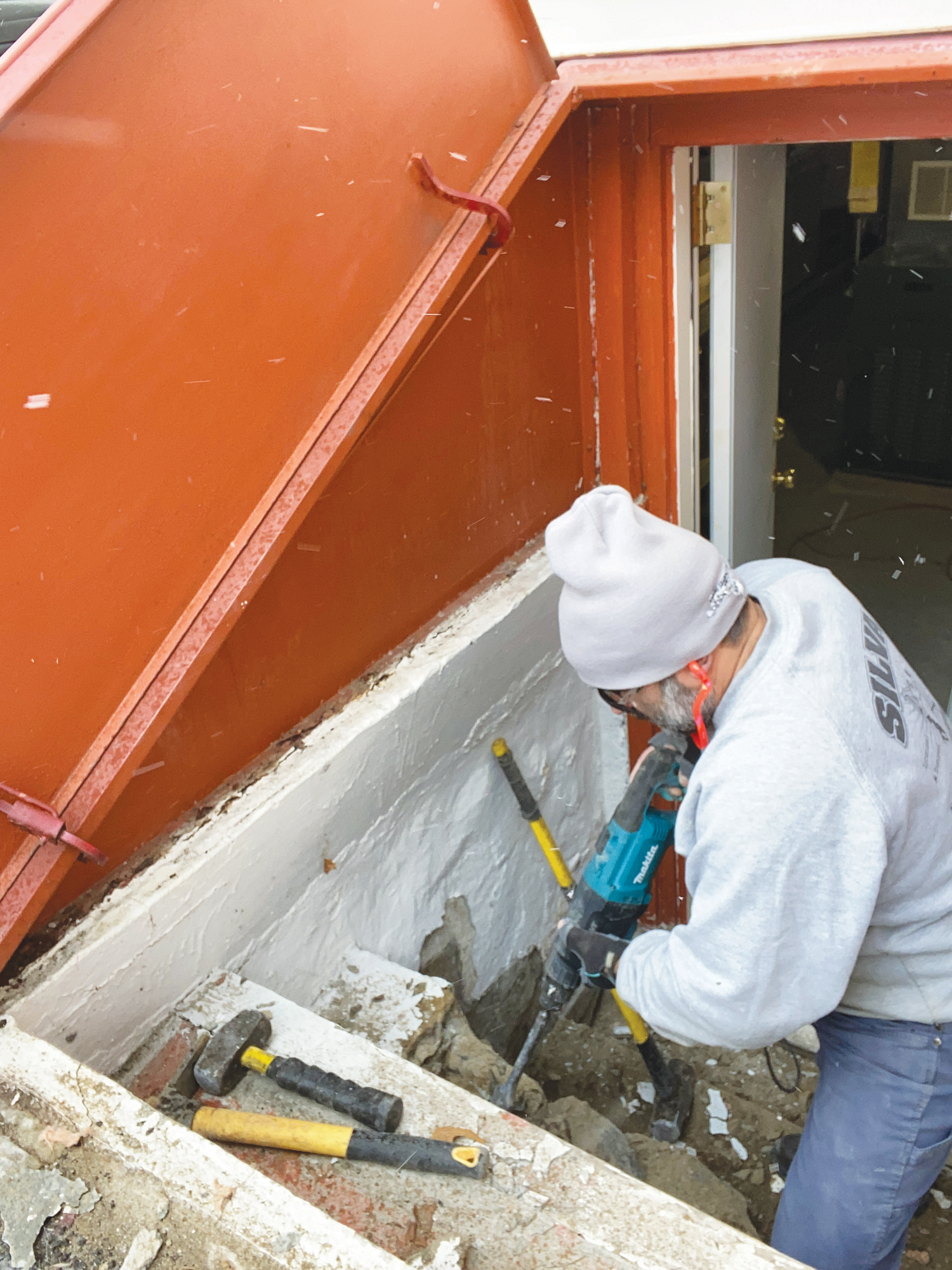 Rebuilding a Basement Bulkhead Entry