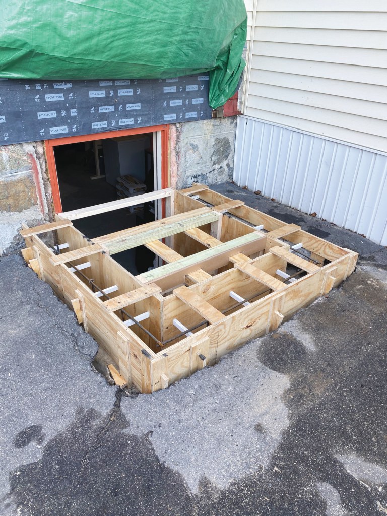 Rebuilding a Basement Bulkhead Entry
