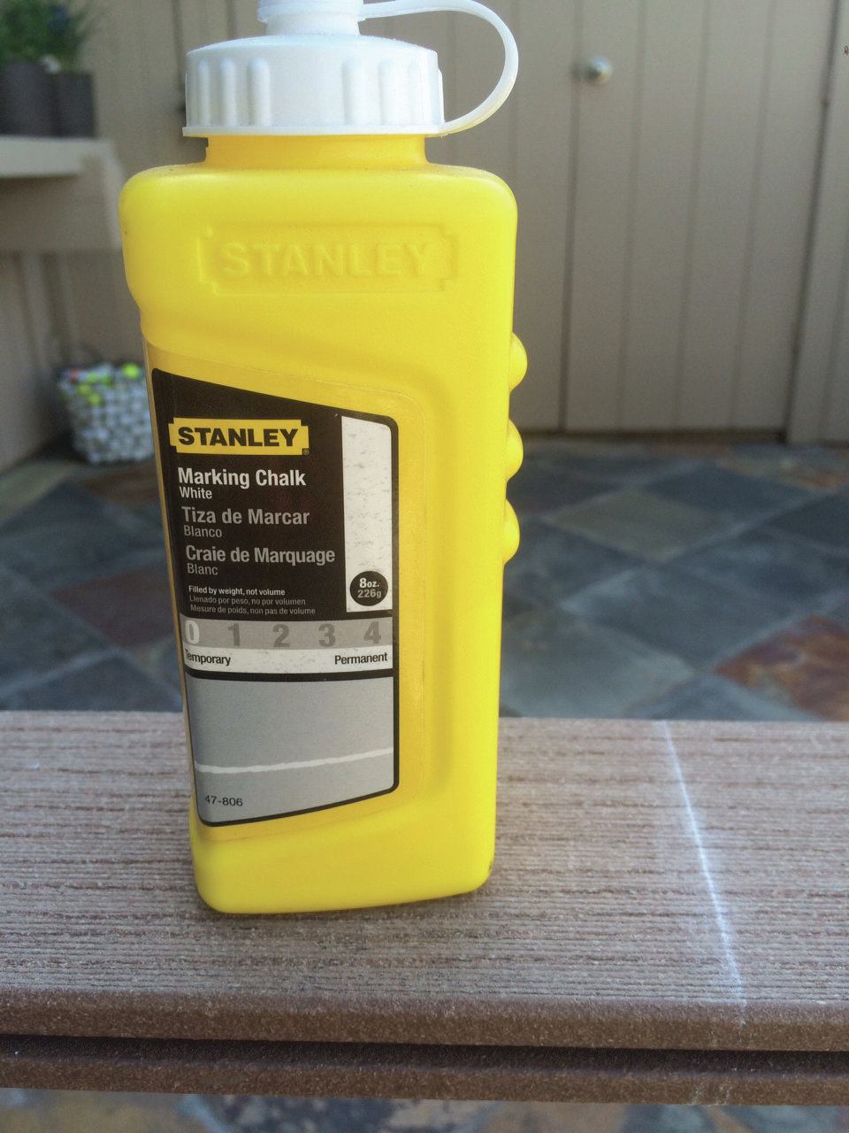 Easy-Erase Chalk Lines