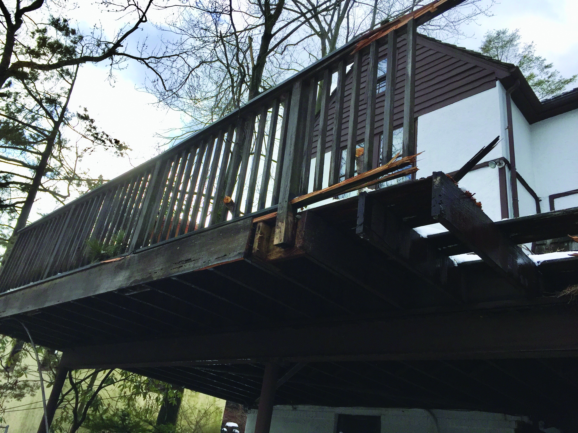 Rebuilding a Wind-Damaged Deck