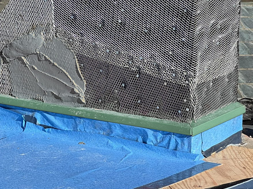 Flashing Framed Chimneys