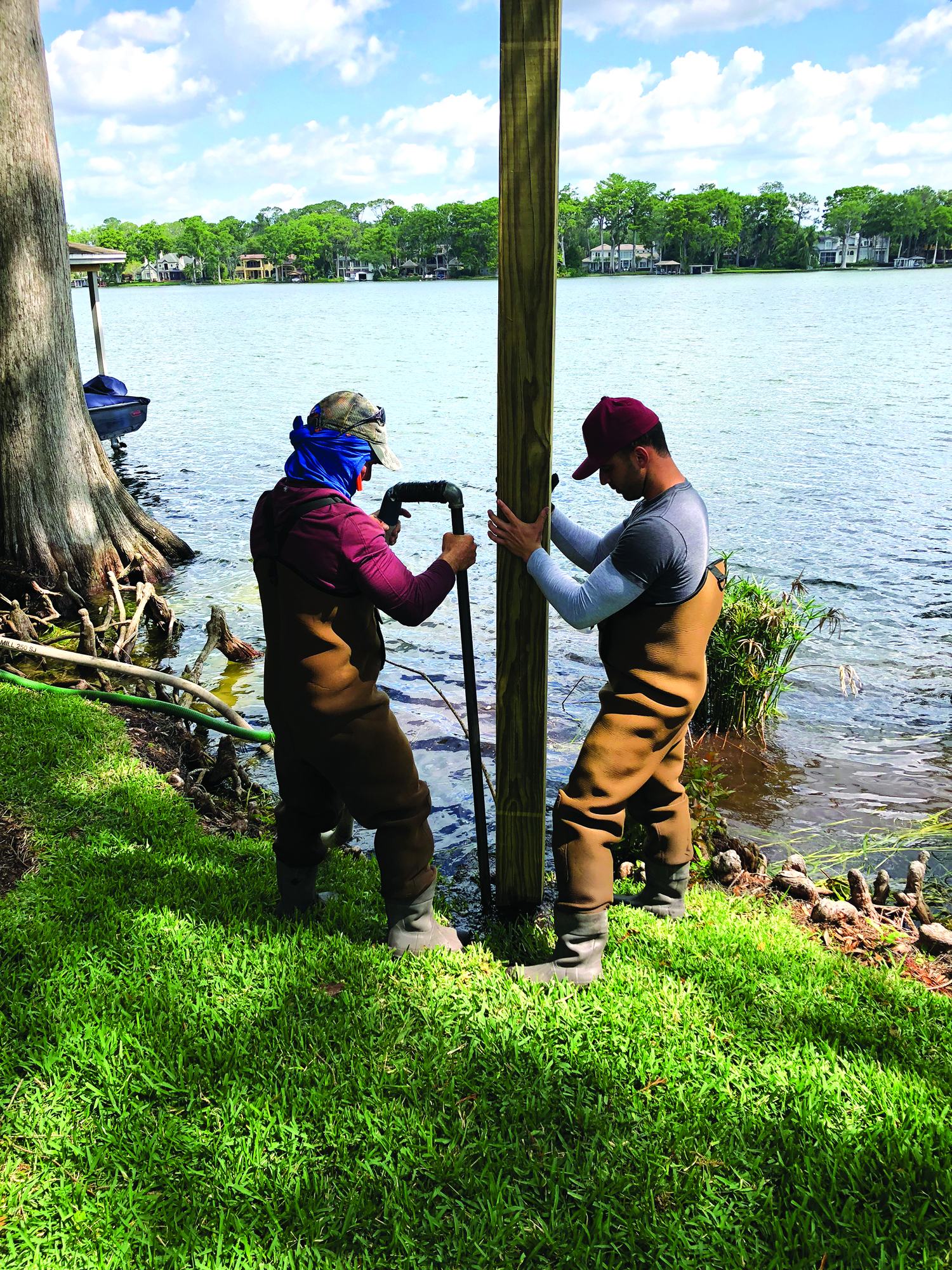 Building a Freshwater Dock